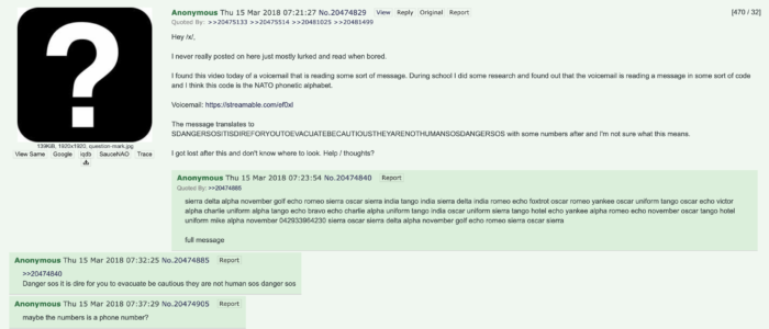 【042933964230】留守番電話の暗号事件。Cicada3301は関係しているのか！？ | ゴースポ